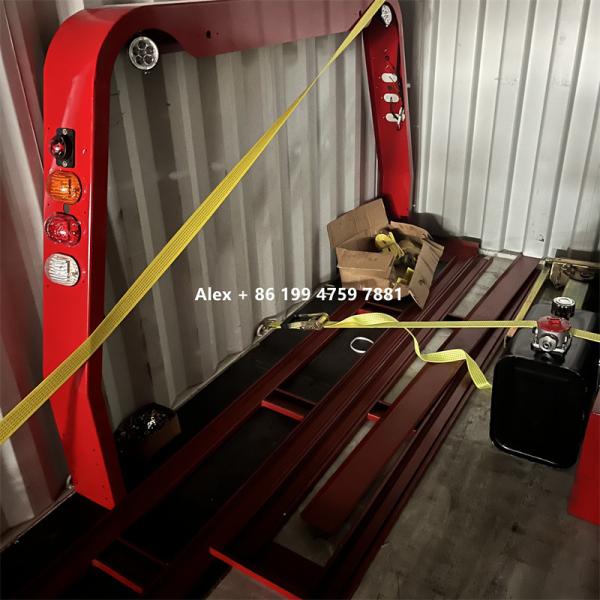 Quality 0 Degree Full Down Drop 6 Tons Wrecker Bed Lay Flat Recovery Deck for sale