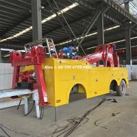 China 30 Ton Heavy Duty Integrated Wrecker with Optional Front Legs and Side Puller for sale