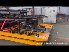 9000 lbs drager dek vouwbare CO2-staal Wrecker lichaam platbed zonder wiellift