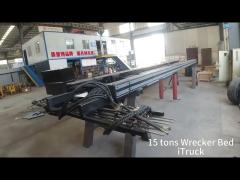 20 ton staal roll back wrecker bed zware vrachtwagen flatbed aanpasbaar