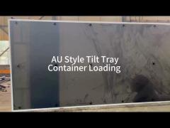 AU Tilt Tray Container laden