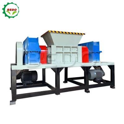 China Double Shaft Shredder Car Tire Metal Shredder Truck Tyre Recycle for sale
