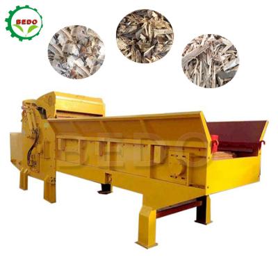 China Cardboard Paper / Tree Log / Nailed Wood Pallet Large Drum Wood Chipper for sale