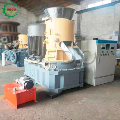 China Wood Pellets Machinery Electric Flat Die Pellet Machine Mini Wood Sawdust Pellet Making Machine for sale