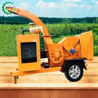 China High Efficient Wood Chipper Machine Diesel Engine Mobile  1200KG for sale