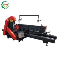 China Round Wood Push Table Saw Precision Log Multi Blade Sawing Machine for sale