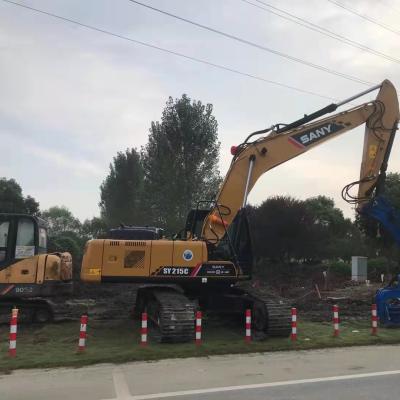 중국 10 미터 건조물의 지주를 위한 20일부터 30일까지 톤 수력 시트 파일 드라이버 판매용