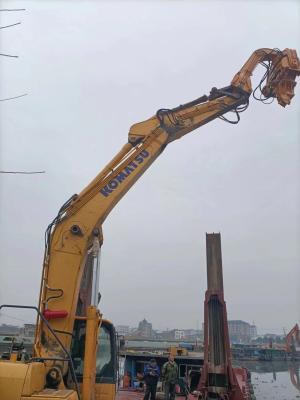 China Hydraulic Excavator Mounted Pile Driver For Water Bodies Construction Projects for sale