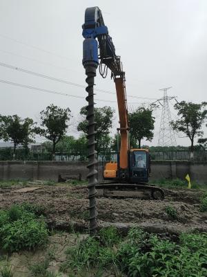 China Hydraulic Earth Drilling Auger 12000N For 8-13 Tons Excavator for sale