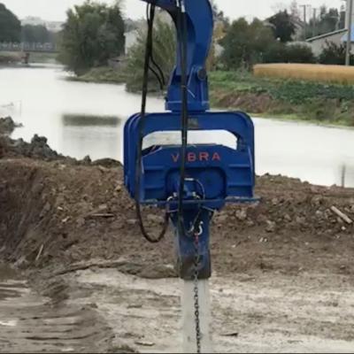 China Lärmarme konkrete Stapel-treibende Ausrüstung, hydraulischer Blatt-Stapel-Fahrer zu verkaufen