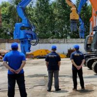 China Pile Driver for Bridge Construction: High-Efficiency & Multi-Functional Excavator Attachment for sale