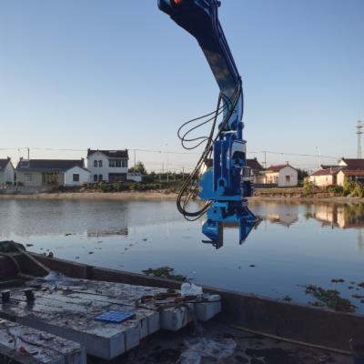 China Hitachi-Mounted Pile Hammer: Efficient Vibro Driving for Cement Square Piles for sale