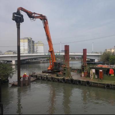 China 18m Max Pile Hydraulic Vibratory Pile Hammer – Low Noise & High Efficiency for sale