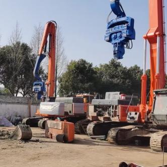 China High-Efficiency & Precision Pile Driver - Photovoltaic Vibratory Hammer for Piling & Pulling for sale