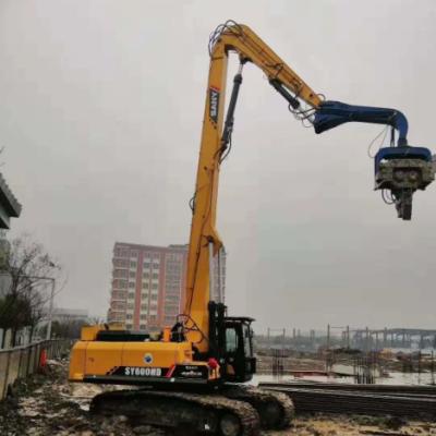 China Eco Friendly Hydraulic Static Pile Driver - 670kg Arm Weight & Multi-Pile Compatibilitya for sale