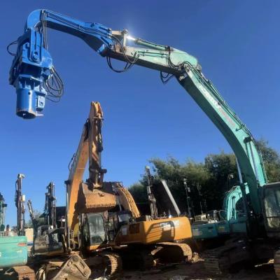 China Excavator Mounted Hydraulic Pile Driver - Solar Panel Project Adaptable & Low Maintenance for sale