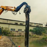 China Plastic Sheet Piling Pile Driver: Fast Driving & Universal Mounting for sale