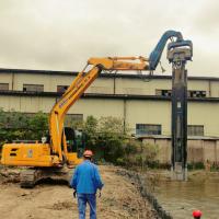 China Plastic Sheet Piling Pile Driver: Fast Driving & Universal Mounting for sale