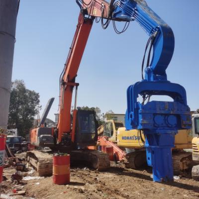 China Specialized Pile Hammer For Solar/Wind Farms | Secure Clamping & High-Efficiency Driving for sale