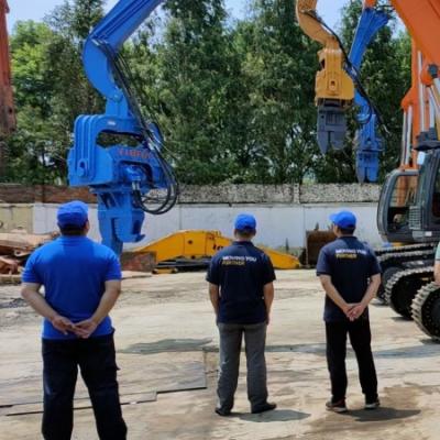 China Watercourse Pile Driver: Cement Sheet Piling & Vibro Hammer for Excavator Mounting for sale
