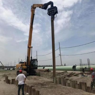 China 40-45 Ton Excavator Mounted Pile Driver - Wood Pile Specialized With Flexible Control And High Efficiency for sale