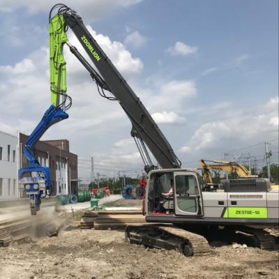 China Excavator-Fit Pile Driver - Low Vibration Short Period & 180° Rotation Adjustment for sale
