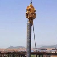 China 60kW Efficient Pile Driver - 200kN Pulling Force & Hydraulic Guardrail Piling Machine for sale
