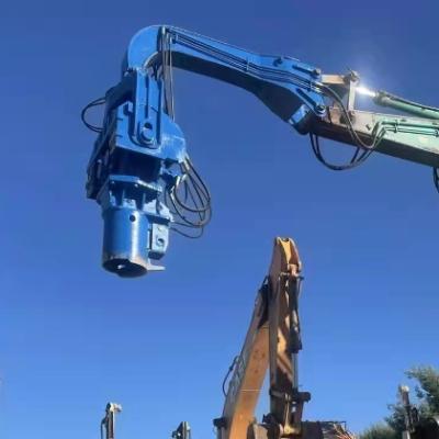 China Powerful Excavator-Mounted Pile Driver for Steel Pipe & Sheet Pile Foundations for sale
