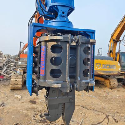 China High-Speed Sheet Piling Solution: Hydraulic Side Clamp Pile Driver (20 m/min) for sale