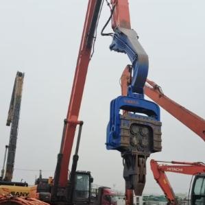 China Powerful Hydraulic Pile Driver For 33-40 Ton Excavator 32Mpa Pressure for sale