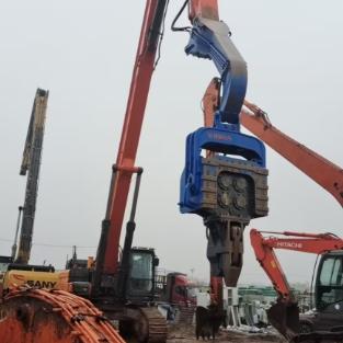 China Hydraulic Impact Pile Driver: High Penetration Force & 33-40t Excavator Versatility for sale