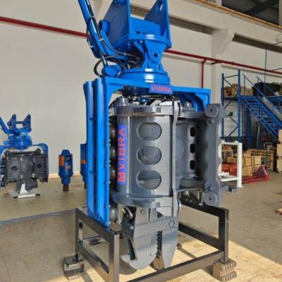 China Side Grip Pile Driver | 10 M/min Lifting Speed | 150 L Large Fuel Tank Capacity for sale