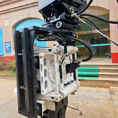 China High-Efficiency Side Clamp Vibro Hammer Pile Driver | Heavy-Duty Stability for Tough Piling Projects for sale