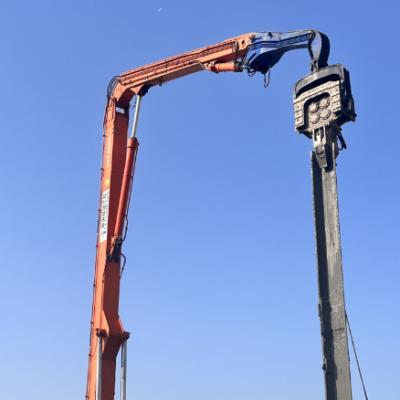 China 27M Max-Length Pile Driver for 75-80 Ton Excavator, High-Frequency Impact & Quick-Install Mast for sale