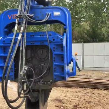 China Versatile Excavator-Mounted Pile Driver: 24m Max Depth & Universal Compatibility for sale