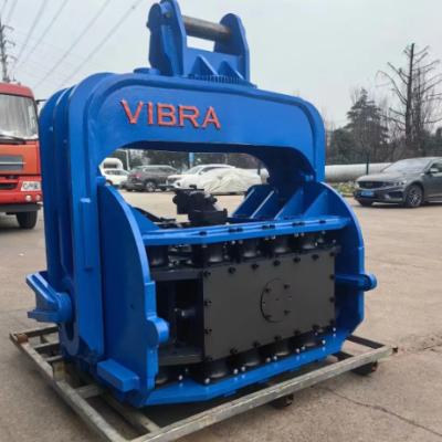 China Maximum 1500kN Force Pile Driver on Integrated Four-Wheel Electric Chassis for sale
