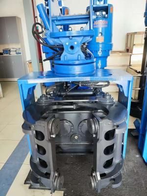 China High-Efficiency Side Grip Pile Driver For 9m Depth Piling In Confined Spaces for sale