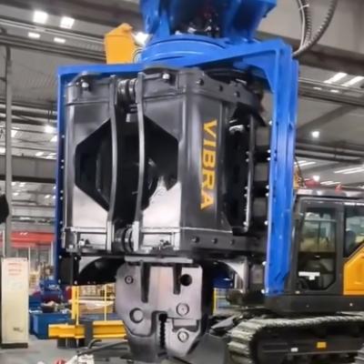 China SV400 Excavator-Mounted Pile Driver | 3870 kg | 520 kN Clamp Force for sale