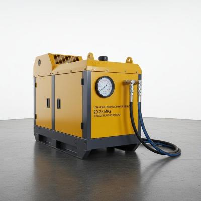 China Low Noise Excavator Mounted Pile Driver Hydraulic Power Source Featuring 20-25 MPa Pressure for Durable Piling Operations for sale