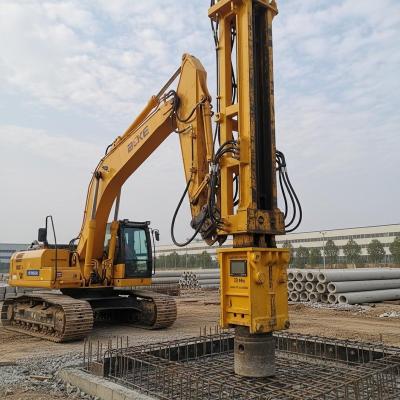 China Excavator Mounted Concrete Pile Driving Equipment Offering Operation Pressure 30 Mpa Suitable for Heavy Load Foundations for sale