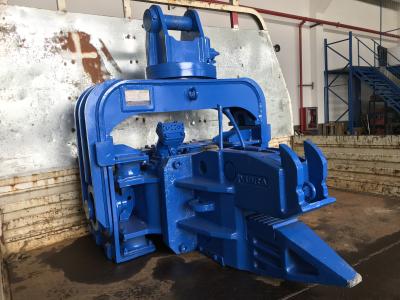 China Spundwand, die Meter 535KN Bagger-Mounted Pile Drivers 18 zieht for sale