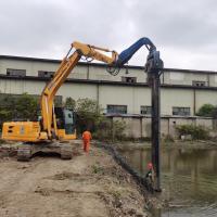 China Pile Driver: 2500 RPM & 8M Depth for Efficient Sheet Piling for sale
