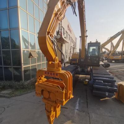 China 2500rpm Hydraulikbagger Mounted Pile Driver für 8m Anhäufungstiefe for sale