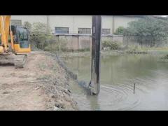 excavator Plastic Sheet Pile Driving Vibro Hammer for Plastic Sheet