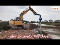 flexible control small pile driver short working period reliable performance
