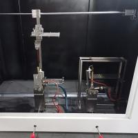 China Automatic UL 94 Flame Testing Equipment with PLC Control 1200mm x 600mm x 1300mm Chamber for sale