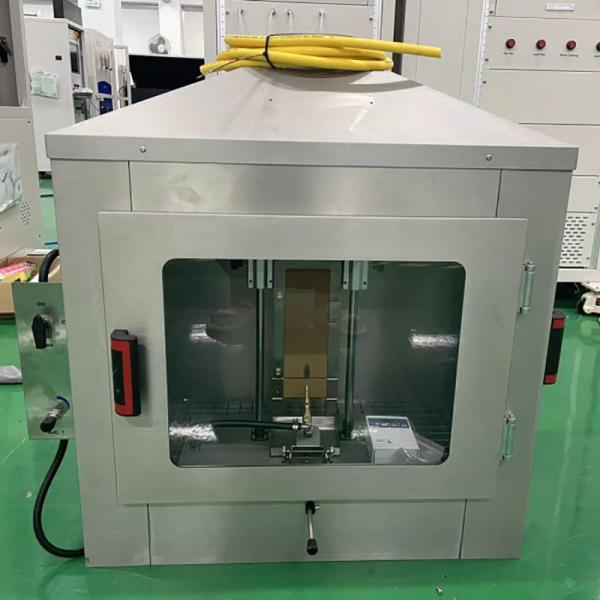 Quality EN ISO 11925 Ignitability Flammability Test Equipment For Single Flame Source for sale