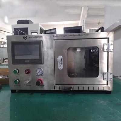 China 45-degree flame spread rate burning test machine ASTM D1230 for sale
