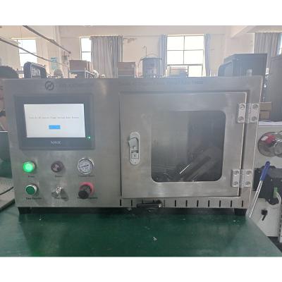 China Laboratório de têxteis ASTM D1230 Tester de taxa de queima de 45 graus Aparelho de ensaio de chama de tecido à venda