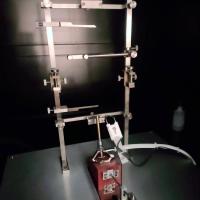 China UL1581 VW-1 Cable Vertical Combustion Test Machine with 500W Burner and 125mm Flame Height for Wire & Cable Testing for sale